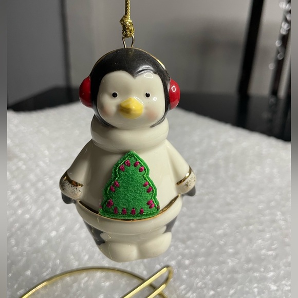 Lenox | Holiday | Lenox Penquin Heartfelt Christmas Tree Ornament ...